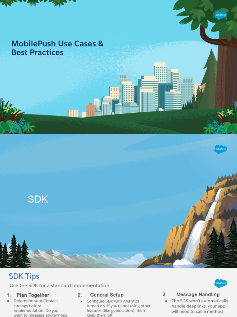 MobilePush Best Practices | PDF | Mobile App | Data