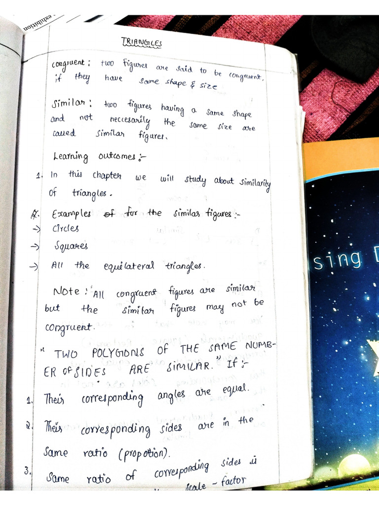 Introduction notes of Triangles math | PDF