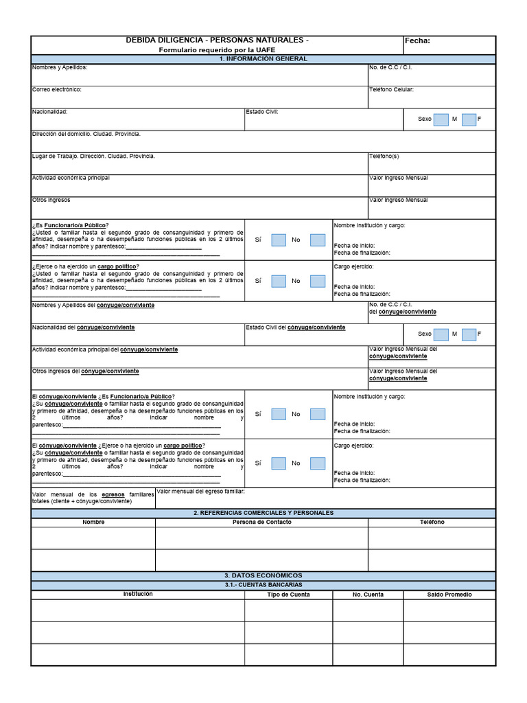 Conoza A Su Cliente Personas Naturales - v4 | PDF | Parentesco