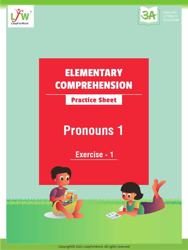 Pronouns 1 - Exercise 1 | PDF