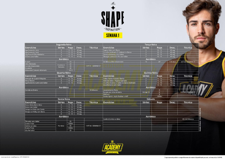 Planilha ShapeDefinition Semana1-Compactado 2 | PDF
