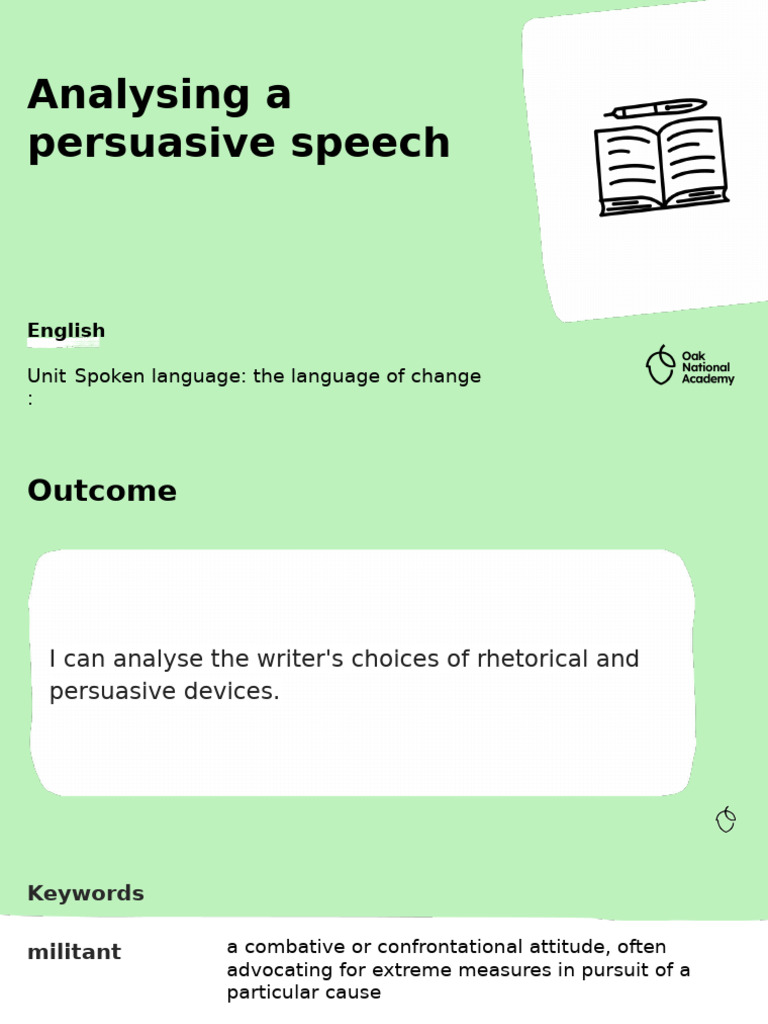 Analyzing Rhetorical Devices in Speeches | PDF | Rhetoric | Metaphor