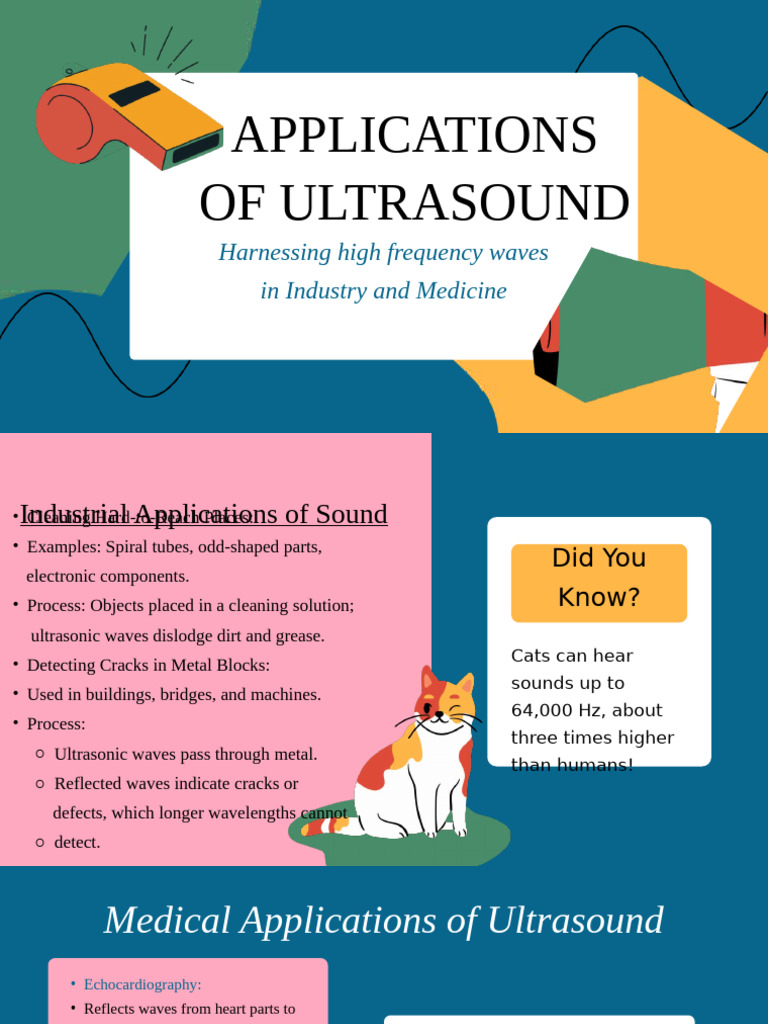 The Basics of Sound Waves Education Presentation in Flat Graphic Flat ...