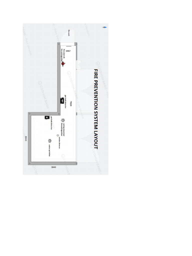 Fire Prevention System Layout 2 | PDF