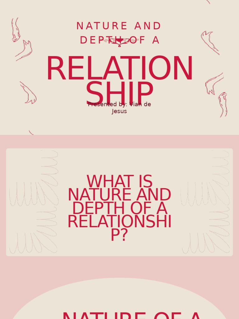 Understanding Relationship Depth and Nature | PDF | Intimate ...