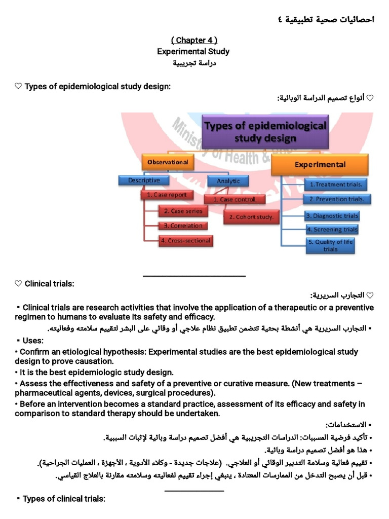 Types of Clinical Trial Designs | PDF | Phases Of Clinical Research ...