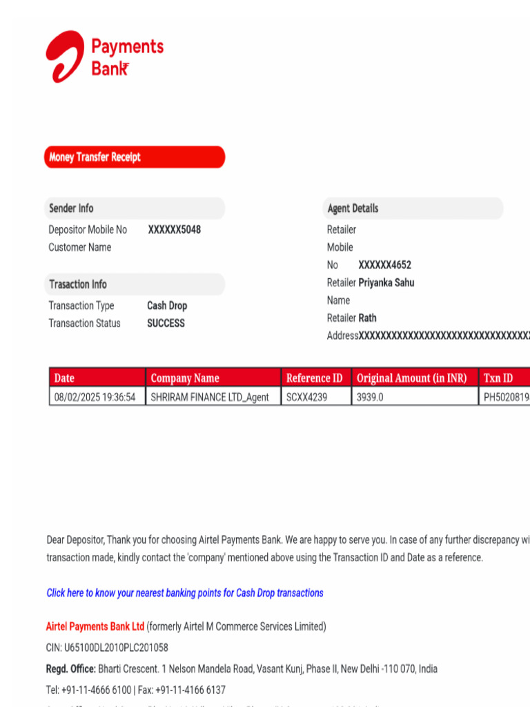 Reciept | PDF