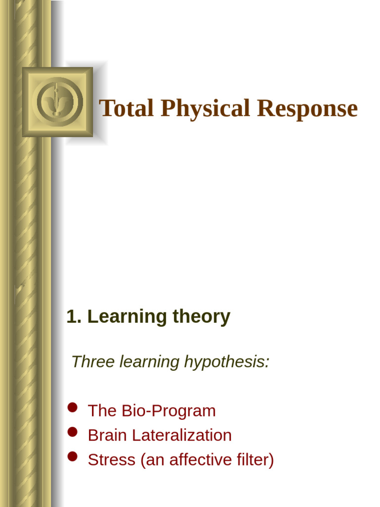 Total Physical Response | PDF | Second Language | Learning