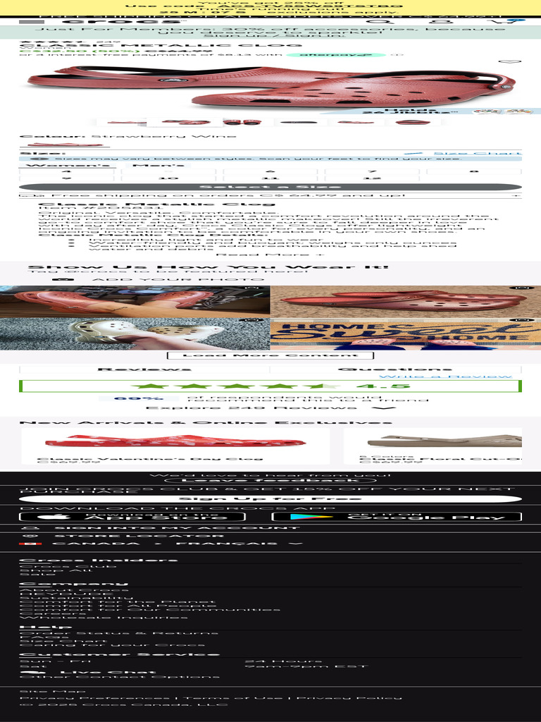 Classic Metallic Clog - Crocs | PDF