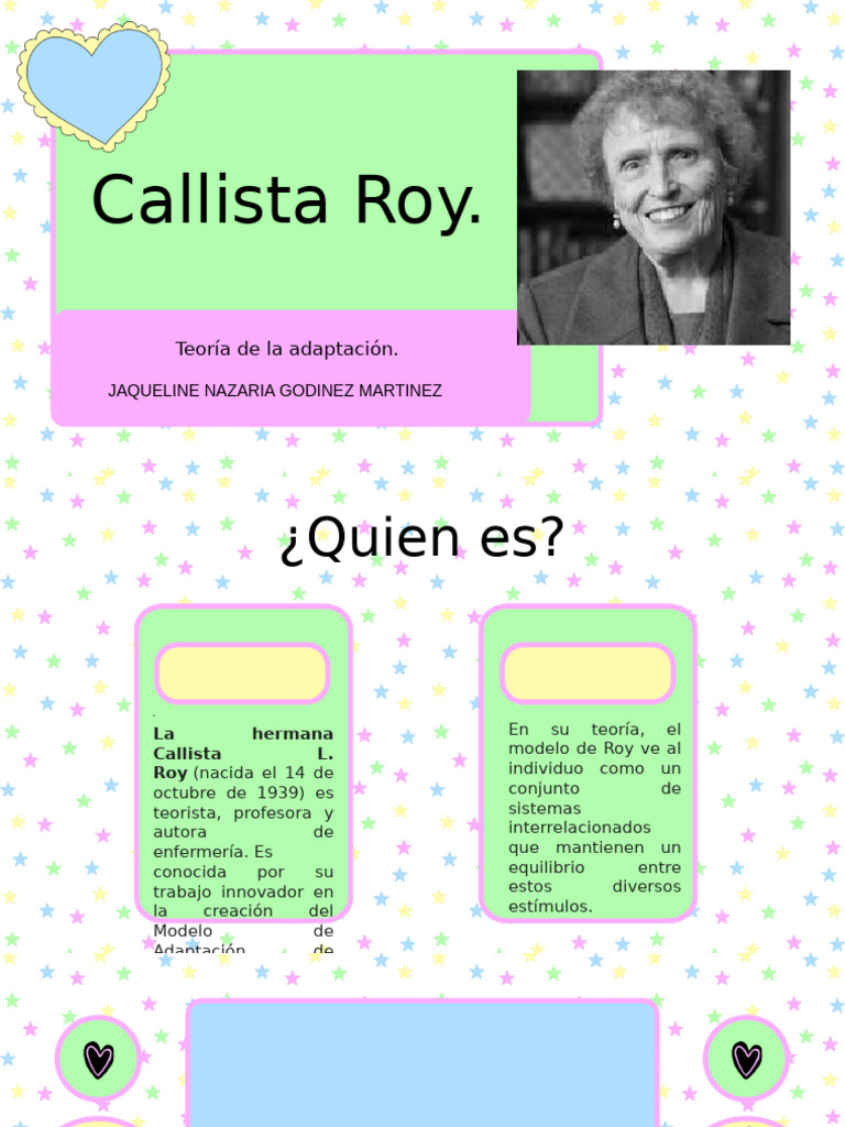 Callista Roy Teoria de Adaptación | PDF | Conceptos psicologicos | Ciencias del comportamiento