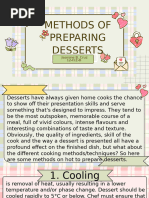Storing Desserts: Safety Practices Guide | PDF | Custard | Desserts