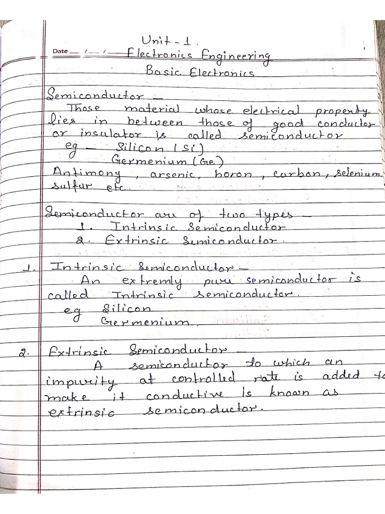 Basic Electronics | PDF