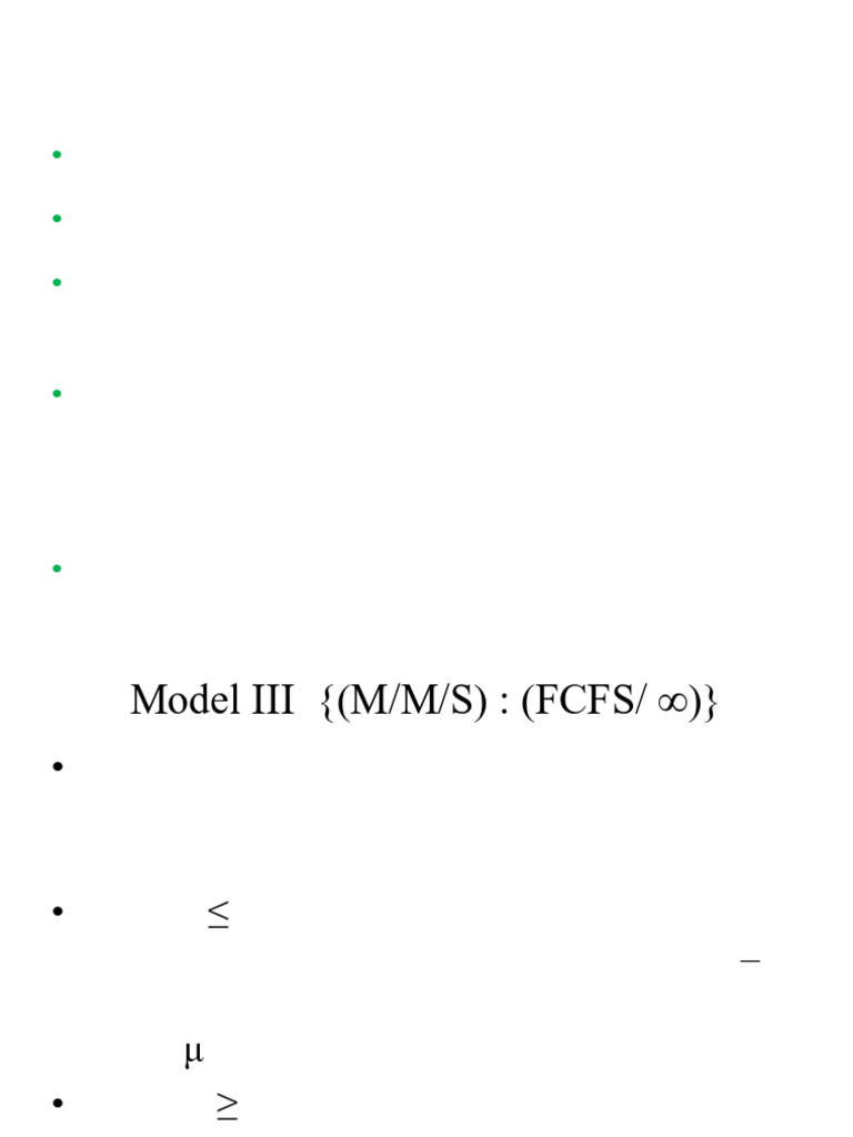 Multi-Server Queue Models in Operations | PDF | Applied Mathematics
