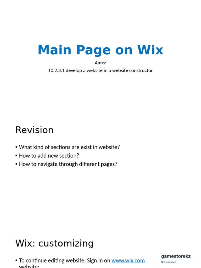 2 Main Page Presentation 1 Variant | PDF | World Wide Web | Internet & Web