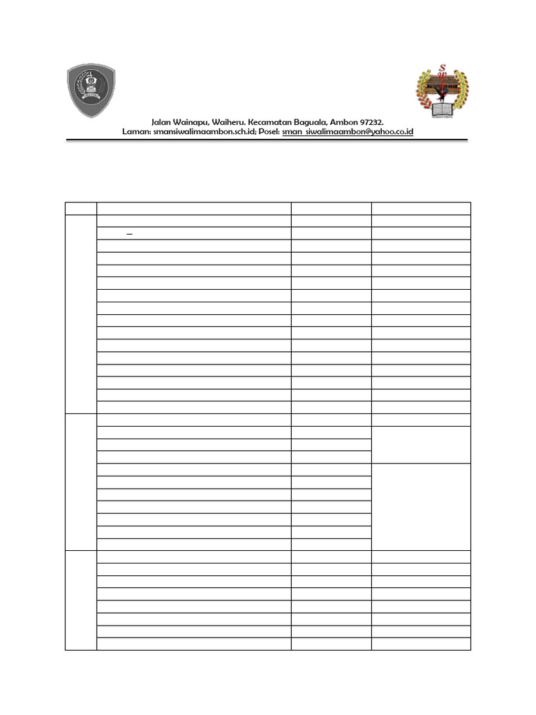 Daftar Barang Masuk Asrama Siswa Tahun 2025 | PDF