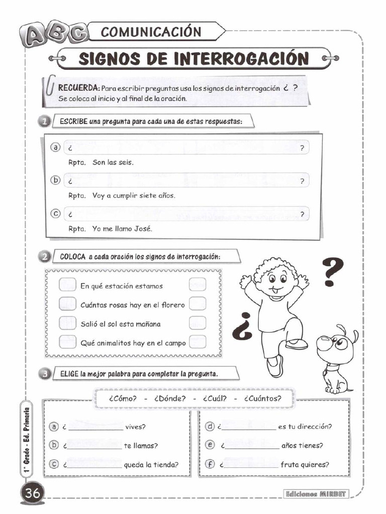 Comunicacion 1er Grado Iiparte Pdf