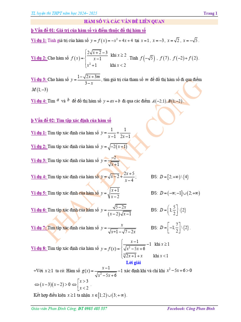 1 TXĐ cua ham so_HDG_240817_164028 | PDF