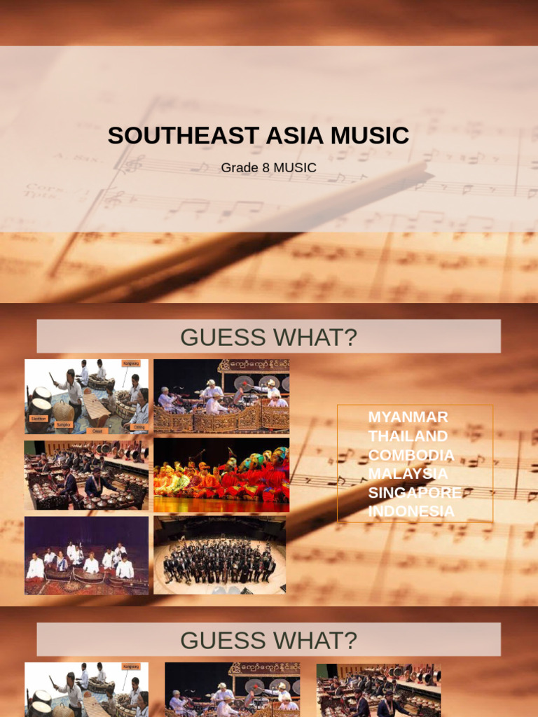 Southeast Asia Music Grade 8 | PDF