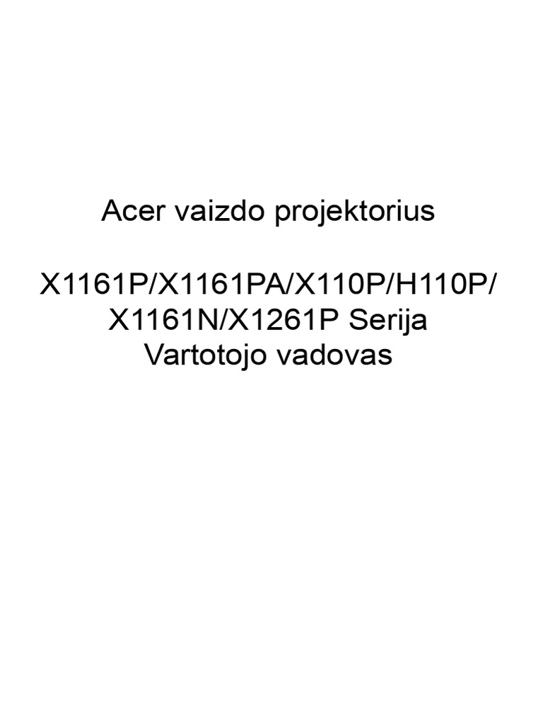 x1161 X1261user Ltu | PDF