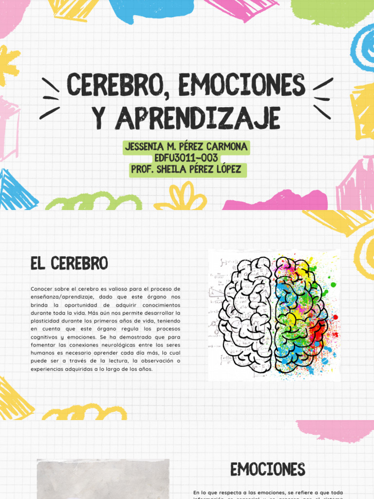 Emociones y Aprendizaje Efectivo | PDF | Las emociones | Aprendizaje