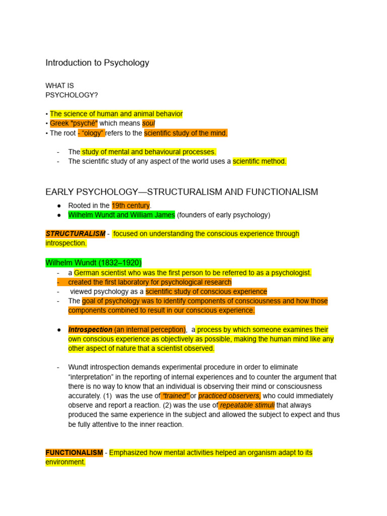 ITP (introduction to Psychology) | PDF | Self Actualization | Psychology