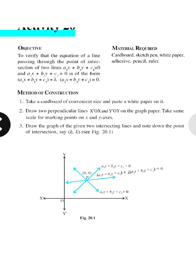 Maths Activity Class XIth | PDF