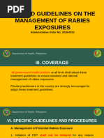 Rabies Policies and Procedures | PDF | Rabies | Injection (Medicine)