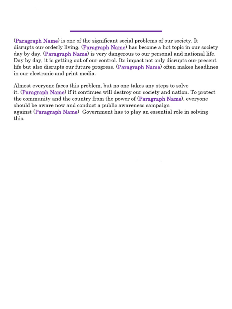 Bad Side Paragraph | PDF