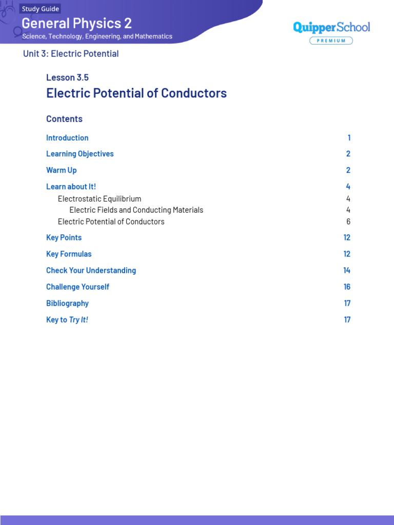 3.5 Electric Potential of Conductors | PDF | Electric Field | Sphere