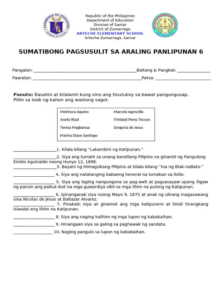 Aral Pan | PDF