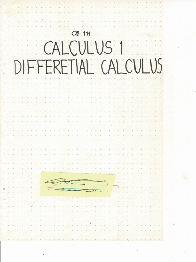Calculus-1-Chapter-1-Functions-Limits-Continuity-01 (1) | PDF