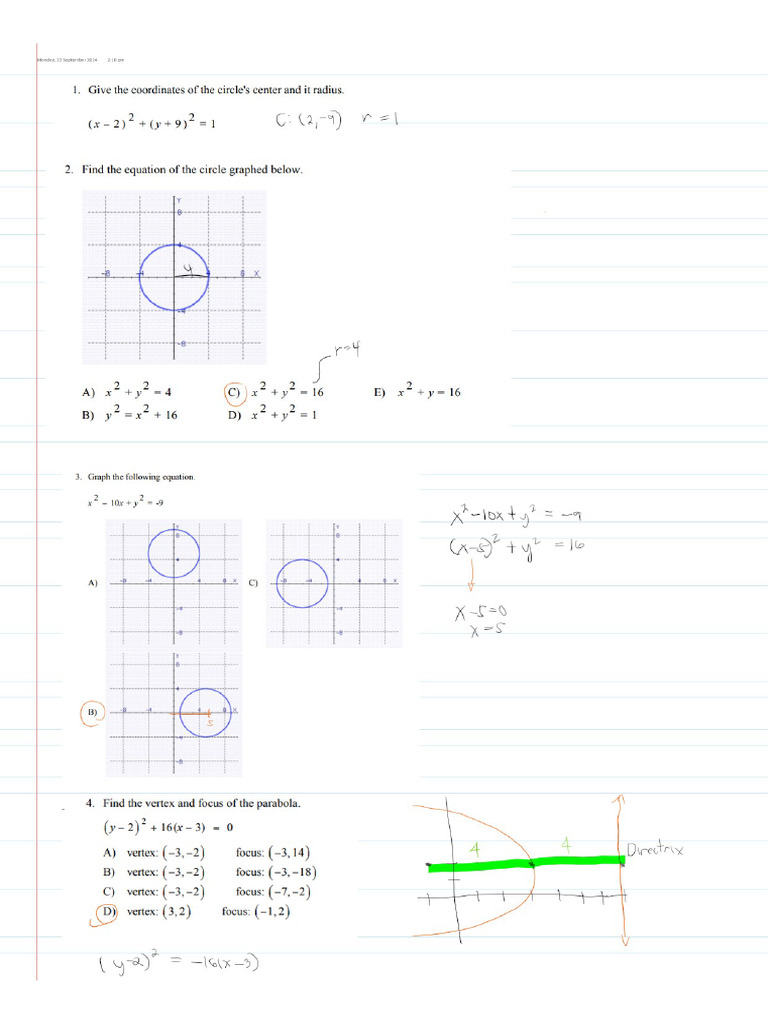 Conics | PDF