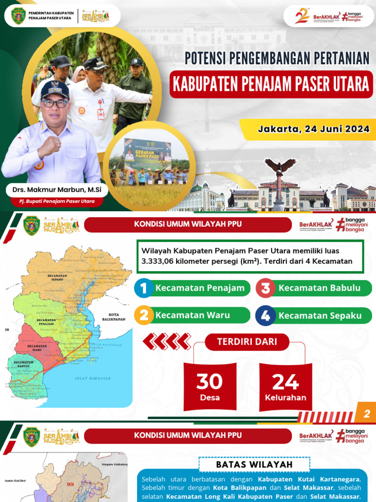 Potensi Pertanian PPU 23 Juni 24 | PDF