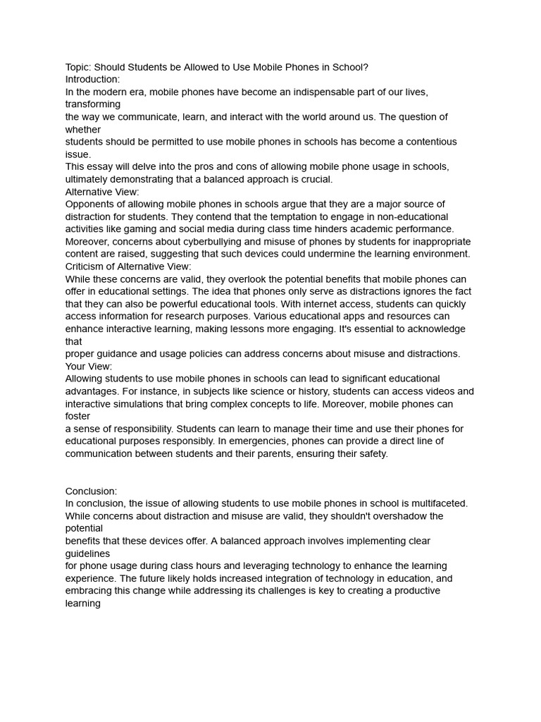 Article Writing Example | PDF | Mobile Phones | Human Communication