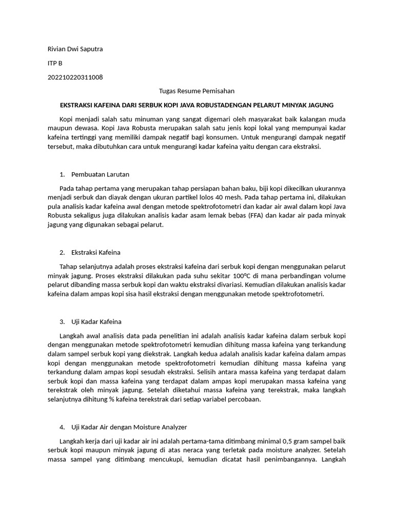 Rivian Dwi - 008 - PEMISAHAN | PDF