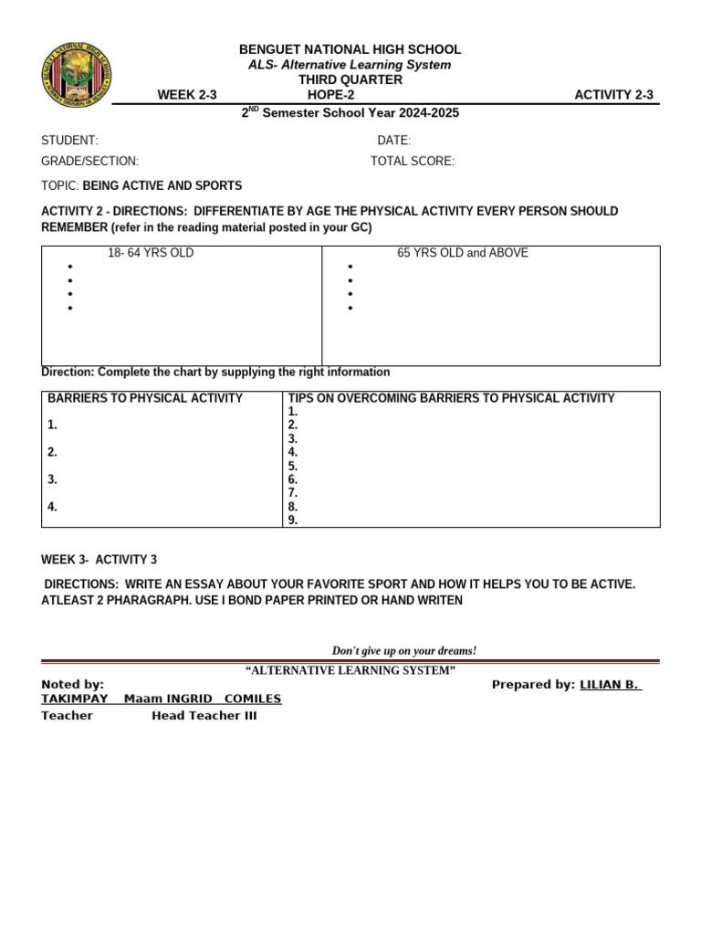 Physical Activity Guide for Ages 18+ | PDF