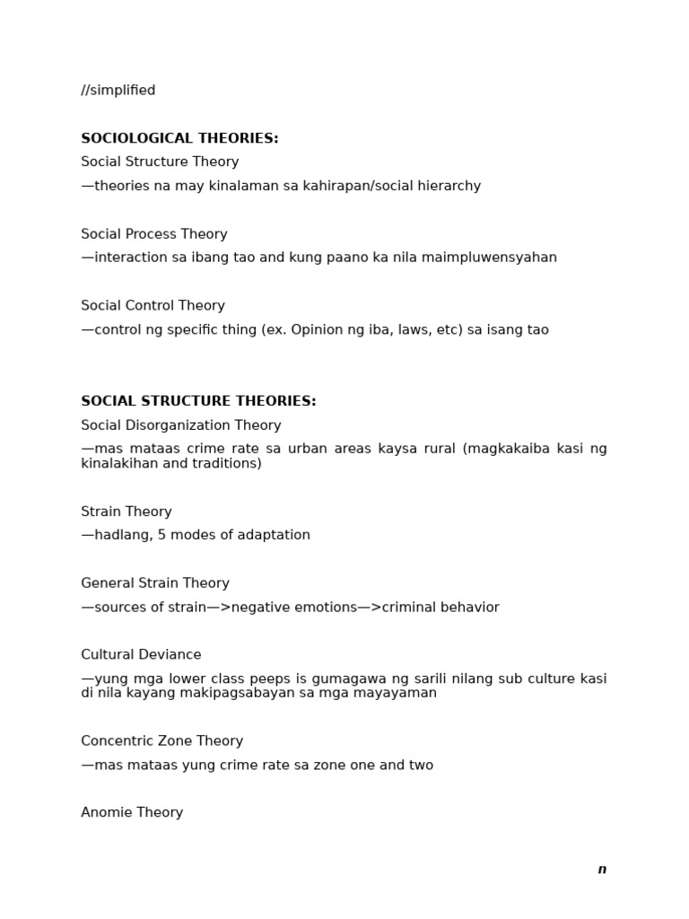 Socio and Non-Socio Simplified | PDF | Deviance (Sociology ...