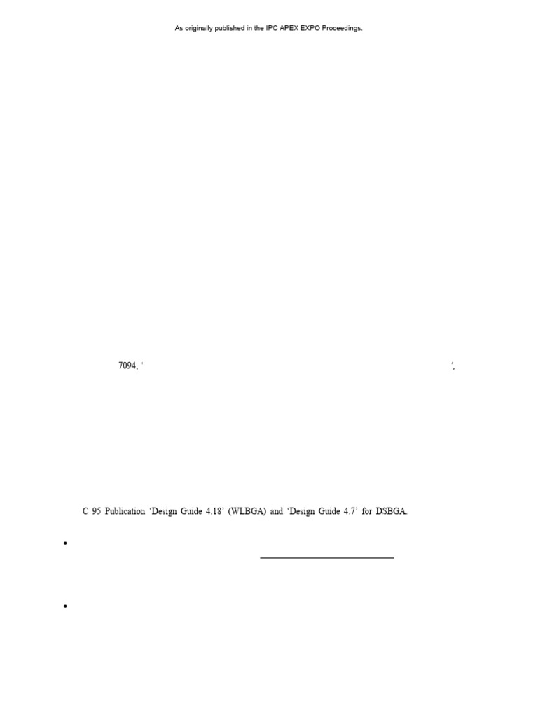 Design Flip Chip Technology Ipc | PDF | Printed Circuit Board ...