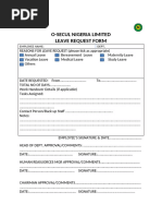 Revised LEAVE APPLICATION FORM - 2023 (002) | PDF