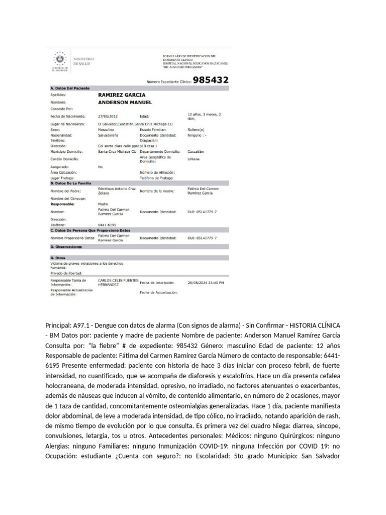 Resumen Anderson Ramirez | PDF | Enfermedades y trastornos | Medicina ...