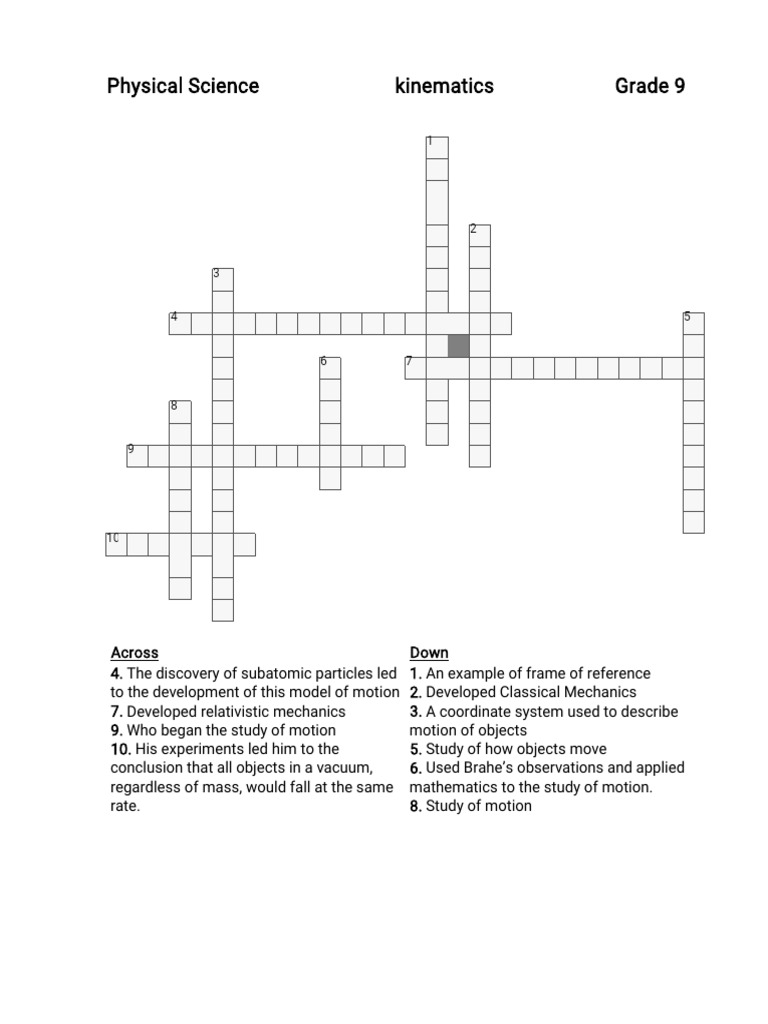 Physical Science Grade 9 | PDF