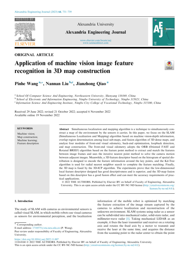 Application of Machine Vision Image Feature | PDF | Computer Vision | Image Segmentation