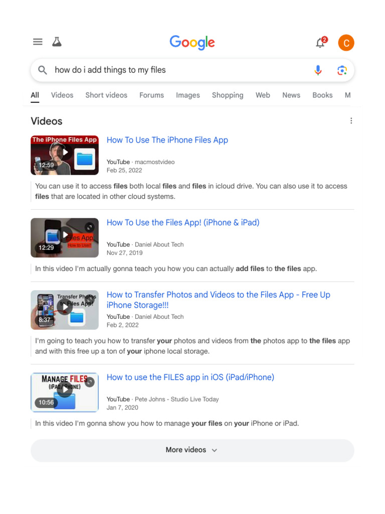 How Do I Add Things To My Files - Google Search | PDF | Ios | I Cloud