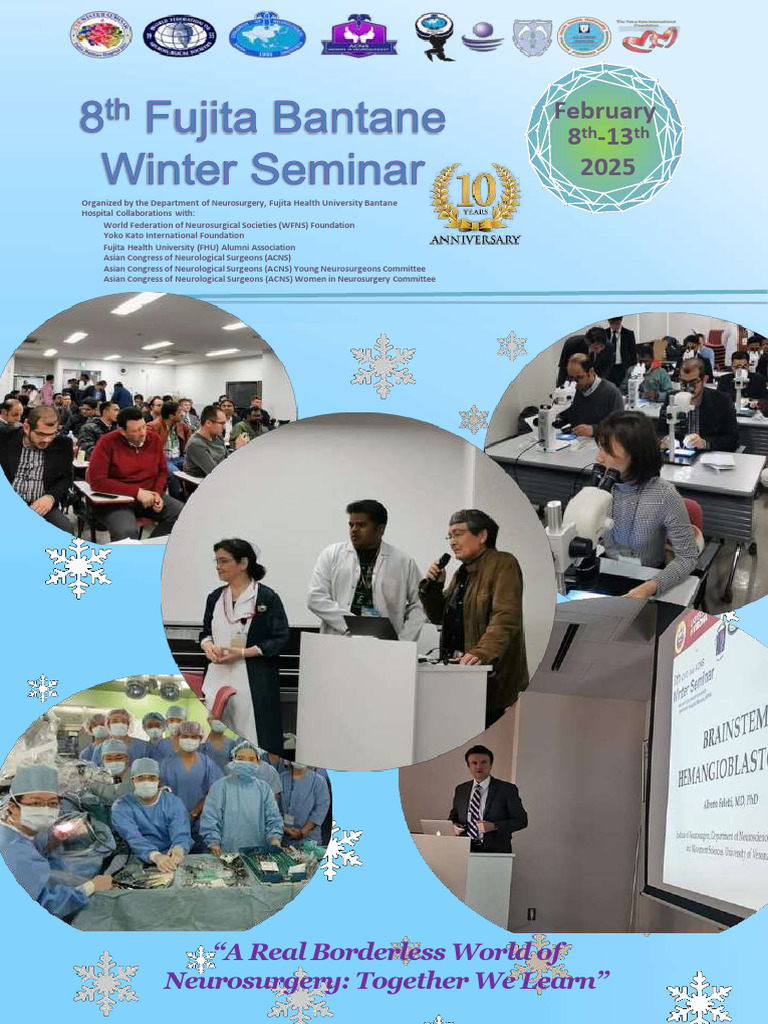8th Fujita Bantane Winter Seminar 2025 | PDF | Neurosurgery | Medical ...