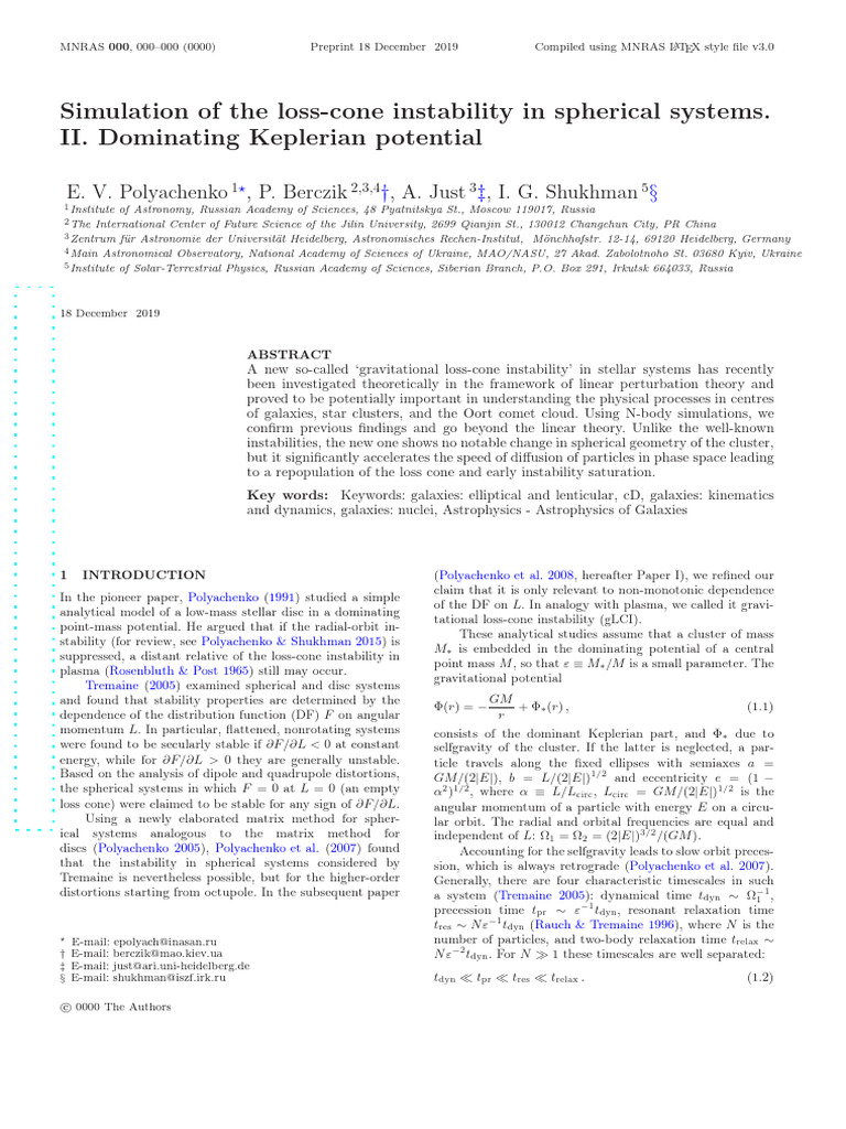 1912.07842v1dsgag | PDF | Orbit | Center Of Mass