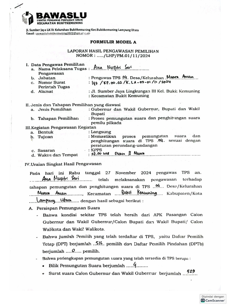 Model a - 27 November - Tps 4 | PDF