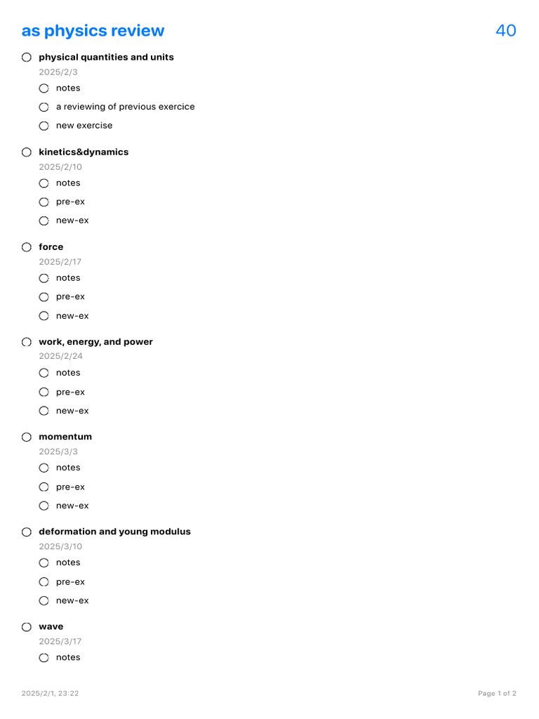 Physics Review: Key Concepts & Exercises | PDF