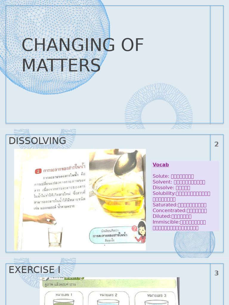 Changing of Matters - Dissolve | PDF | Innovation | Marketing