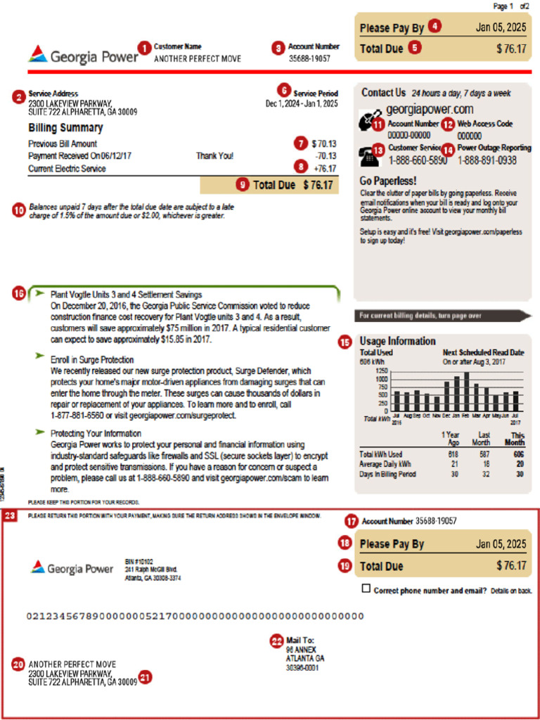Electric Bill | PDF