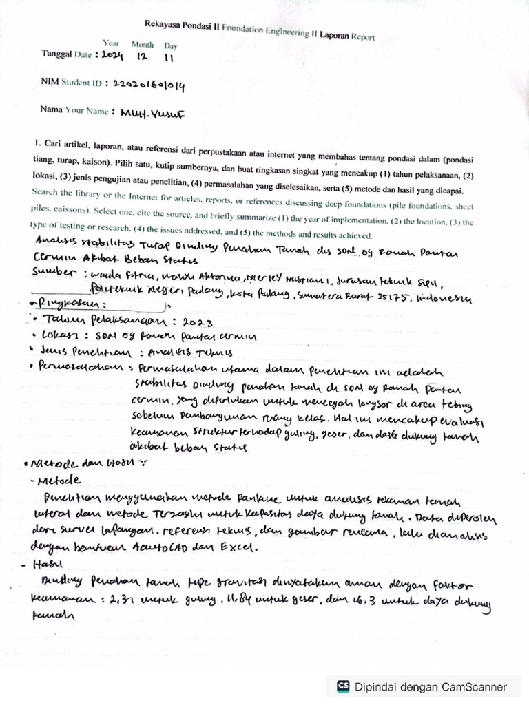 Muh - Yusuf 220201601014 | PDF